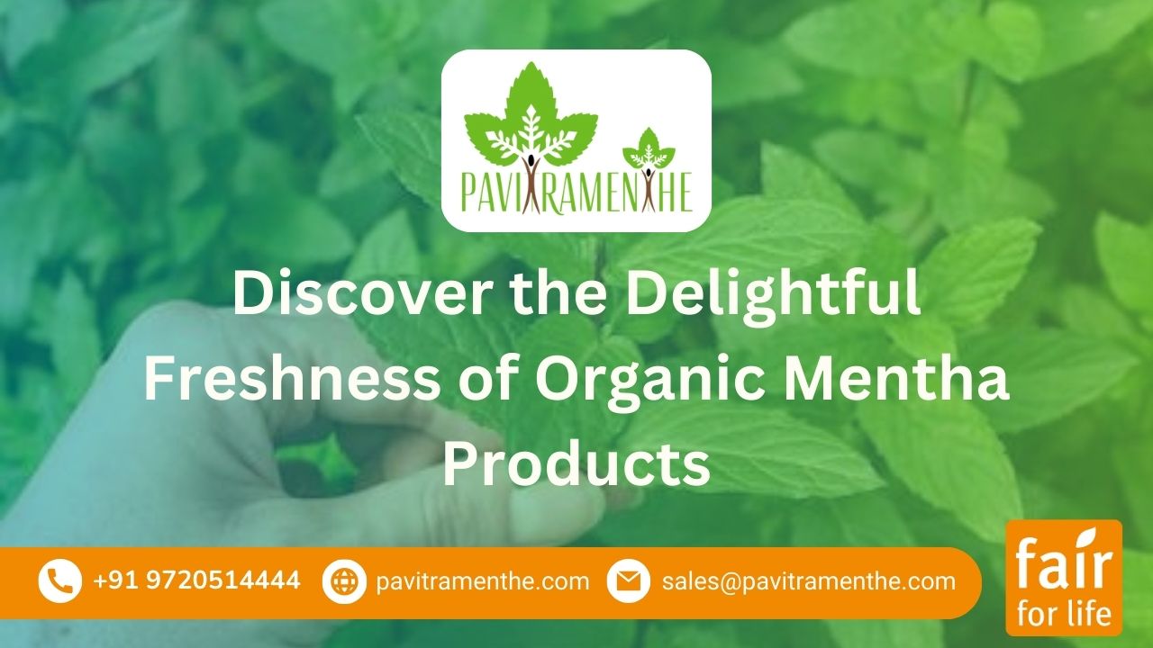 Discover the Delightful Freshness of Organic Mentha Products ...