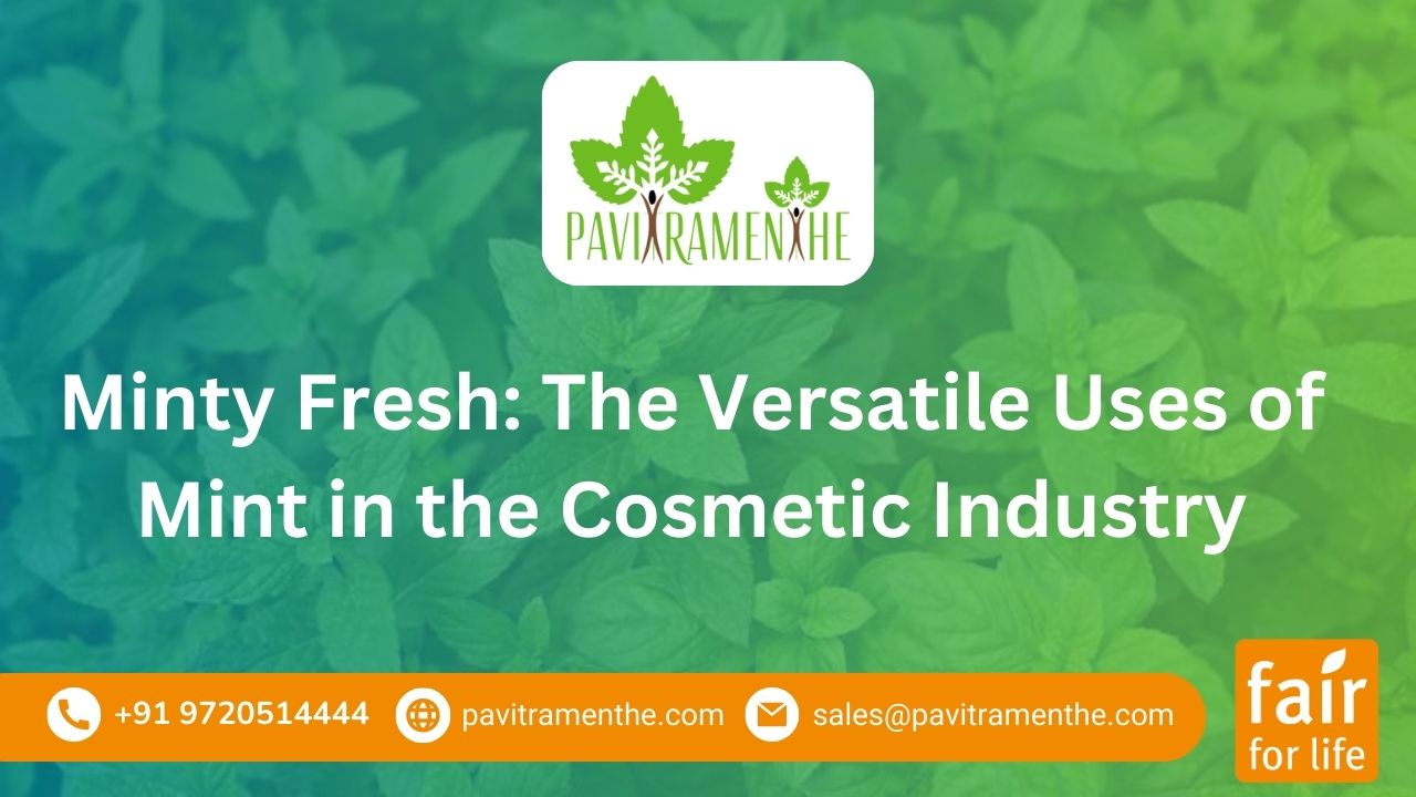 Minty Fresh: The Versatile Uses of Mint in the Cosmetic Industry ...
