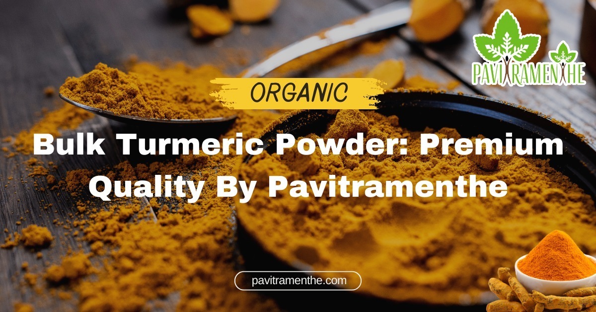 Bulk Turmeric Powder – Premium Quality by Pavitramenthe Fair Organic ...